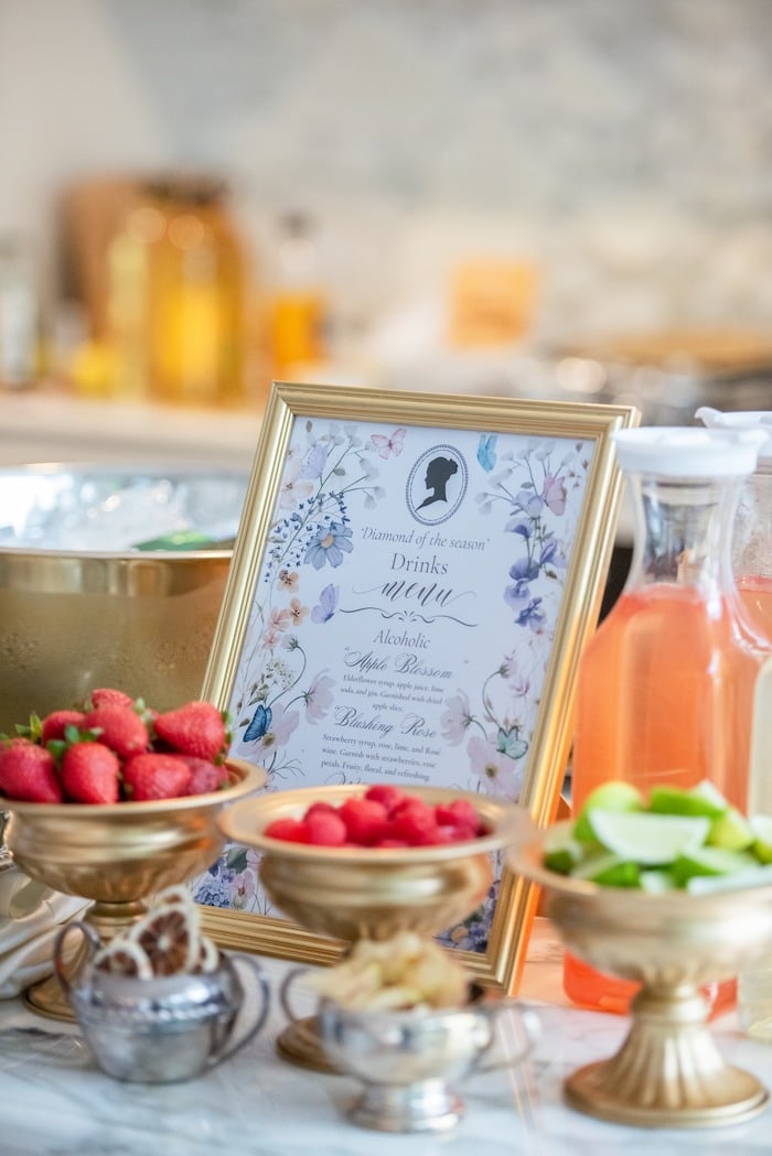 Kara's Party Ideas Bridgerton | Diamond of The Season Birthday Party ...