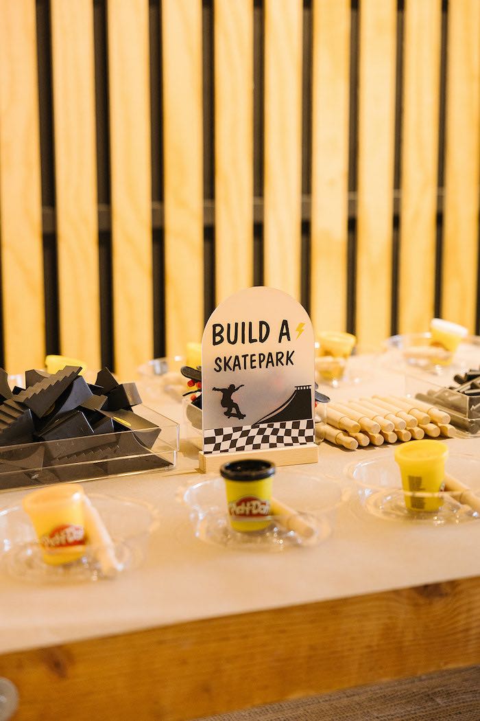 Kara's Party Ideas FOUR Ever Wild Skateboard Party | Kara's Party Ideas