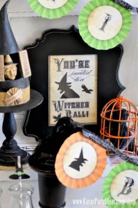 Kara's Party Ideas Witches Ball Halloween Party! Kara's Party Ideas ...